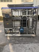 China 500L Small Pasteurizer Machine With PLC CIP For Milk / Yogurt / Fruit Juice Processing Line SUS304/316 for sale