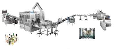 China High Speed Glue Labeling Machine For Banana Wine Filling Machine System for sale
