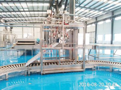 China PLC Control Ginger 2t/H Double Head Aseptic Bag Filler for sale