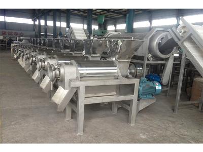 China Tomato Spiral Juice Extractor Energy Saving SUS 304 Material for sale