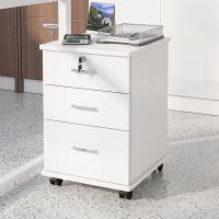 China Steel Mobile Pedestal File Cabinet with 3 Lockable Drawers and Wheels Office Movable Storage for sale