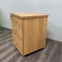 China Steel Mobile Pedestal File Cabinet with 3 Lockable Drawers and Wheels Office Movable Storage for sale