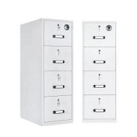 China Individual Key Lock 4-Drawer Steel File Cabinet Fireproof and Explosion Resistant Storage for Home Office Security for sale