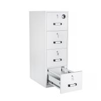 China Individual Key Lock 4-Drawer Steel File Cabinet Fireproof and Explosion Resistant Storage for Home Office Security for sale