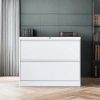 China Modern 2 Drawer Steel File Cabinet Simple Style Foldable & Adjustable Office Furniture for Home Storage Iron Material Office Use for sale