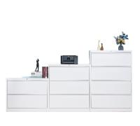 China Modern 2 Drawer Steel File Cabinet Simple Style Foldable & Adjustable Office Furniture for Home Storage Iron Material Office Use for sale