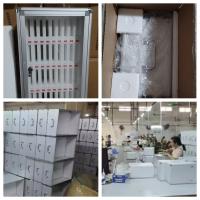China Student Aluminum Alloy Wall clear Acrylic Storage Lockable Mobile Phone Holder Cabinet for sale
