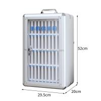 China Customized Aluminum Alloy Cell Phone Storage Cabinet Locker Wall Mountable and Portable 36 Slots for School Safe Deposit Boxes for sale