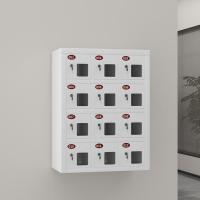 China Modern 12-Door Metal Steel Storage Cabinet Cell Phone Charging Locker for Office School Gym Supermarket Hospital Use for sale