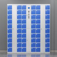 China Intelligent System 60-Door Metal Phone Locker Efficient Barcode Storage Cabinet for School Gym Hospital for sale