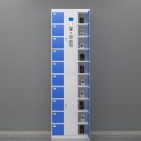 China Modern Design Metal Intelligent Swipe Card & Barcode Access Phone Storage Cabinet 20-Door Supermarket & Gym Use Phone Locker for sale