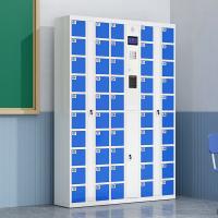 China Modern 50-Door Metal Phone Storage Cabinet Intelligent System Barcode Locker for Gym School Supermarket and Hospital Use for sale