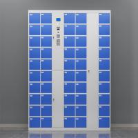 China Modern 50-Door Metal Phone Storage Cabinet Intelligent System Barcode Locker for Gym School Supermarket and Hospital Use for sale