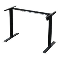China Customization Electric Office Lift Table Silent Lifting Office Laptop Desk Steel Frame Electric Height-adjustable Standing Desk for sale