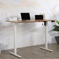 China Customization Electric Office Lift Table Silent Lifting Office Laptop Desk Steel Frame Electric Height-adjustable Standing Desk for sale