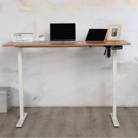 China Customization Electric Office Lift Table Silent Lifting Office Laptop Desk Steel Frame Electric Height-adjustable Standing Desk for sale