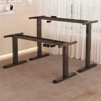 China Hot Sale Modular Electric Lifting Desk Computer & Laptop Home Elevated Table Writing Height-adjustable Workstation Office Desk for sale