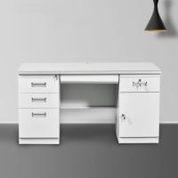 China Modular Writing Table Computing Steel Desk Adjustable Office Metal Table Frame Executive Desk Office Computer Table Office Desk for sale