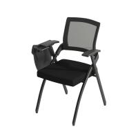China Hot Sale Mesh Office  Study Chair With Folding Writing Table Folding Training Chair Meeting Chair for sale