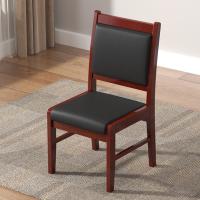 China Back Leather Chair with Wooden Frame for Conference Meeting Room Reception Chair Government Office Chairs for sale
