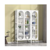 China Steel Kitchen Storage Cabinet Sideboard Accent Buffet With Metal Shelf for Living Room Dining Room Cabinet Collect Items for sale