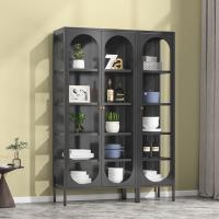 China Steel Kitchen Storage Cabinet Sideboard Accent Buffet With Metal Shelf for Living Room Dining Room Cabinet Collect Items for sale