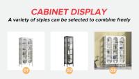 China Steel Kitchen Storage Cabinet Sideboard Accent Buffet With Metal Shelf for Living Room Dining Room Cabinet Collect Items for sale