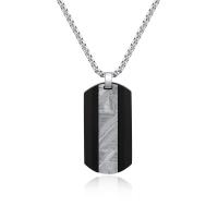 China Carbon Fiber Iron Meteorite Dog Tag Pendant Stainless Steel Bale Men Pendant for sale