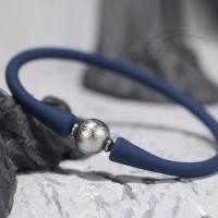 China Silicone Elastic Rope Meteorite Bead Bracelet 10mm Unisex Fashionable for sale