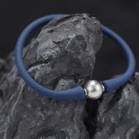 China Silicone Elastic Rope Meteorite Bead Bracelet 10mm Unisex Fashionable for sale