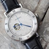 China Timeless  Extraterrestrial Meteorite Dial Watch 45mm Automatic Leather Watch for sale