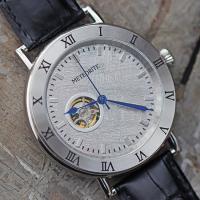China Timeless  Extraterrestrial Meteorite Dial Watch 45mm Automatic Leather Watch for sale