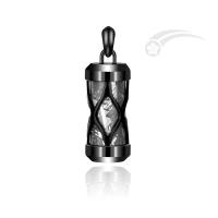 China Columnar Meteorite  Stainless Steel Jewelry Pendant Openable Bale Tube Shape for sale