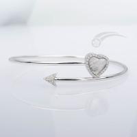 China Muonionalusta Meteorite Bangle Heart Cupid'S Arrow Bracelet 58mm Diameter for sale