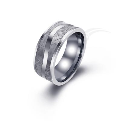 China Remarkable  Meteorite Jewelry Rings With Distinctive Cosmic Patterns for sale