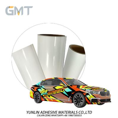 China 89 Speed 160g Custom Car Wrap Film Removable Glue Gloss Vinyl for sale