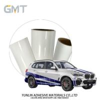 China 80 Micron Custom Car Wrap Film Intermittent Square Bar Double PE Coated Removable Glue Glossy Matte Vinyl for sale