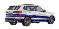 China 80 Micron Custom Car Wrap Film Intermittent Square Bar Double PE Coated Removable Glue Glossy Matte Vinyl for sale