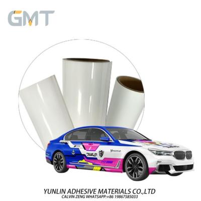 China Pink Mecha 160g Double PE Coated Vinyl Custom Car Wrap Film Roll Substitute To MPI 1105 for sale