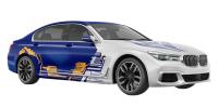 China 200 Micron Custom Car Wrap Vinyl Roll Three Color Mecha PVC Substitute To MPI 1105 Digitally for sale