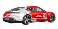 China Classic Custom Car Wrap Vinyl Film Roll Still Rising Red Racer Pvc Film Glossy Matte Epson Printed for sale