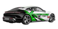 China Double PE Coated PVC Digital Printed Car Wrap Vinyl Film N010 Expanded Racer Customized Style for sale