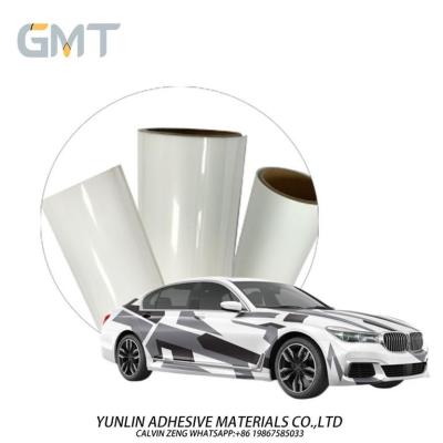 China GMT Eco Solvent Custom Car Wrap Vinyl Black And White Camouflage PVC Car Wrap Film for sale