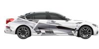 China GMT Eco Solvent Custom Car Wrap Vinyl Black And White Camouflage PVC Car Wrap Film for sale