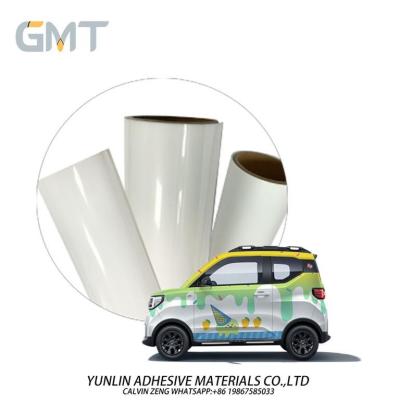 China Wuling Automotive Vinyl Car Wrap Material Polymeric 160g Double PE Coated Liner for sale