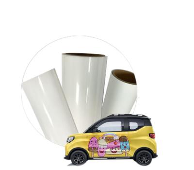 China IceCream II Printable Car Vinyl Wrap Monomeric 160g Double PE Coated Liner GMT for sale