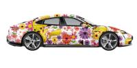 China Monomeric Customized Digital Print Car Wrap MPI 1105 Sunflowers Patterns for sale