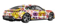 China Monomeric Customized Digital Print Car Wrap MPI 1105 Sunflowers Patterns for sale