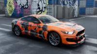 China Orange Hexagonal Custom Car Wrap Vinyl Digital Car Wrapping Film DIY for sale
