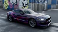 China Purple Cosmic Custom Car Wrap Vinyl Polymeric Digital Printing Car Film for sale
